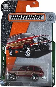 Amazon.com: Matchbox Jeep Wagoneer, MBX Road Trip 22/35 [red] : Toys ...