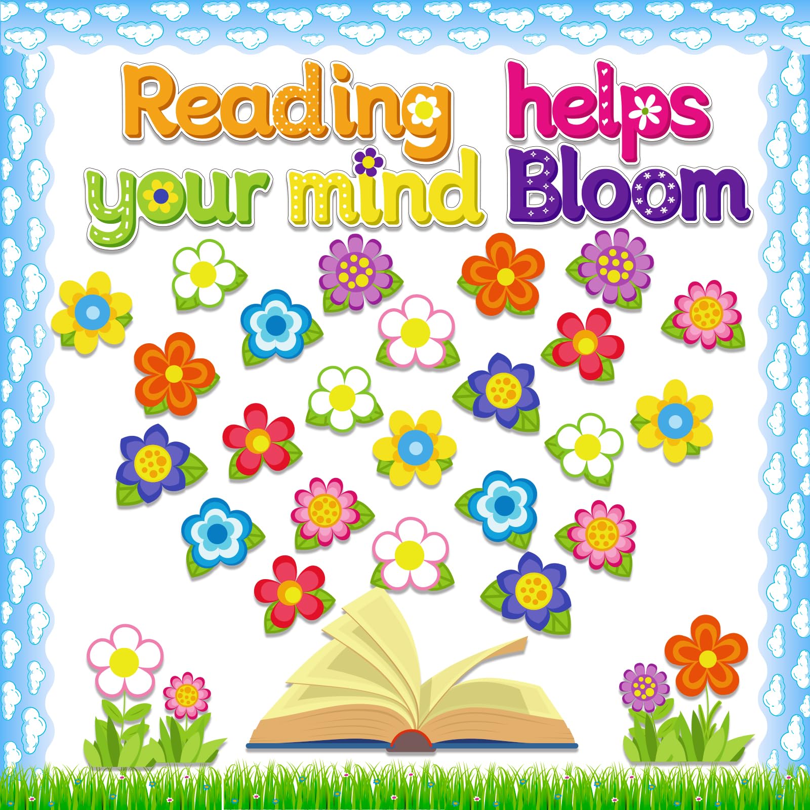 Spring Library Bulletin Board Ideas SPRING Bulletin Board For