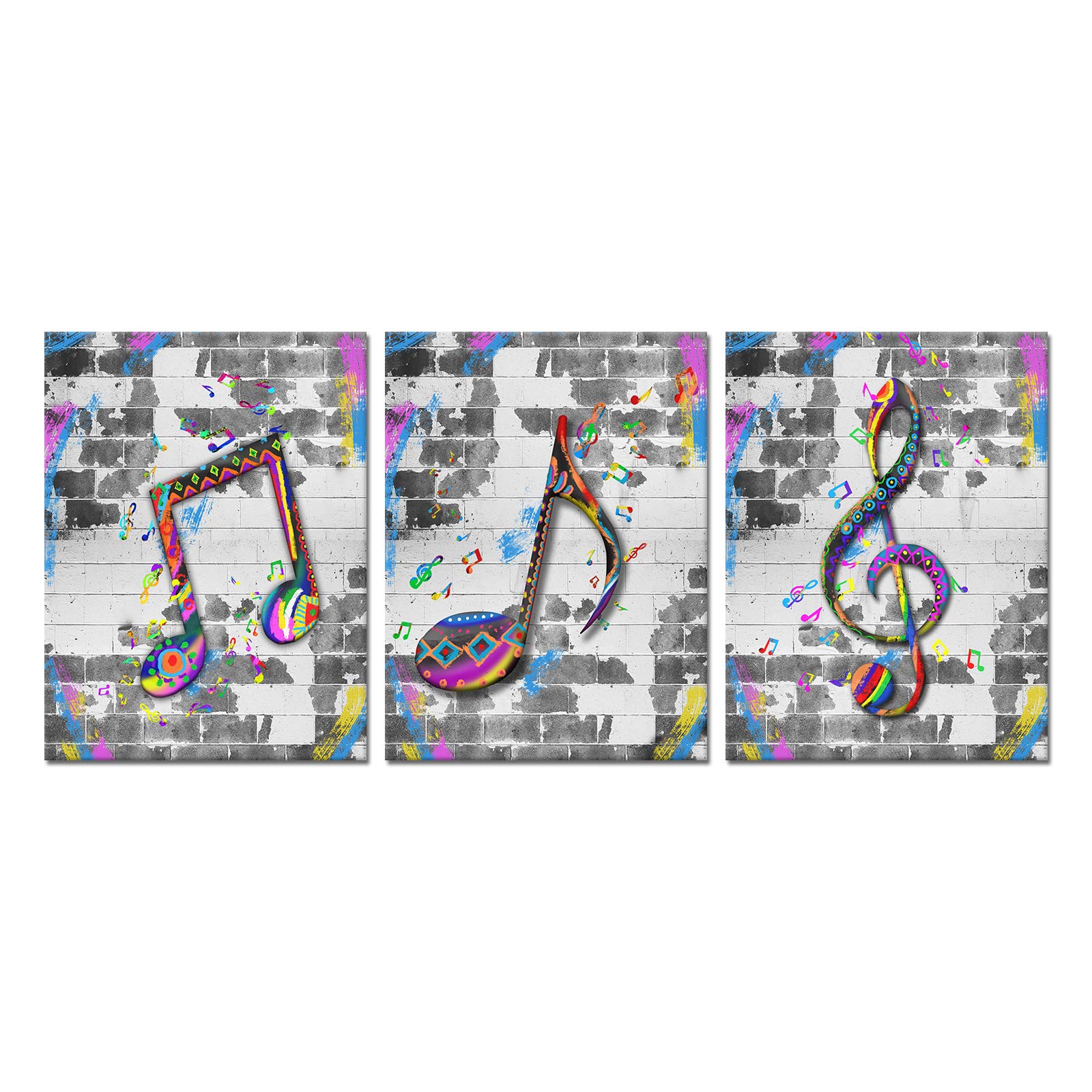 Buy Sechars Vintage Music Wall Art Graffiti Music Notes Painting Art buy-sechars-vintage-music-wall-art-graffiti-music-notes-painting-art