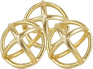 Amazon.com: CLEENTABLE Decorative Sphere for Home Decor - Lightweight Metal Decorative Balls for ...