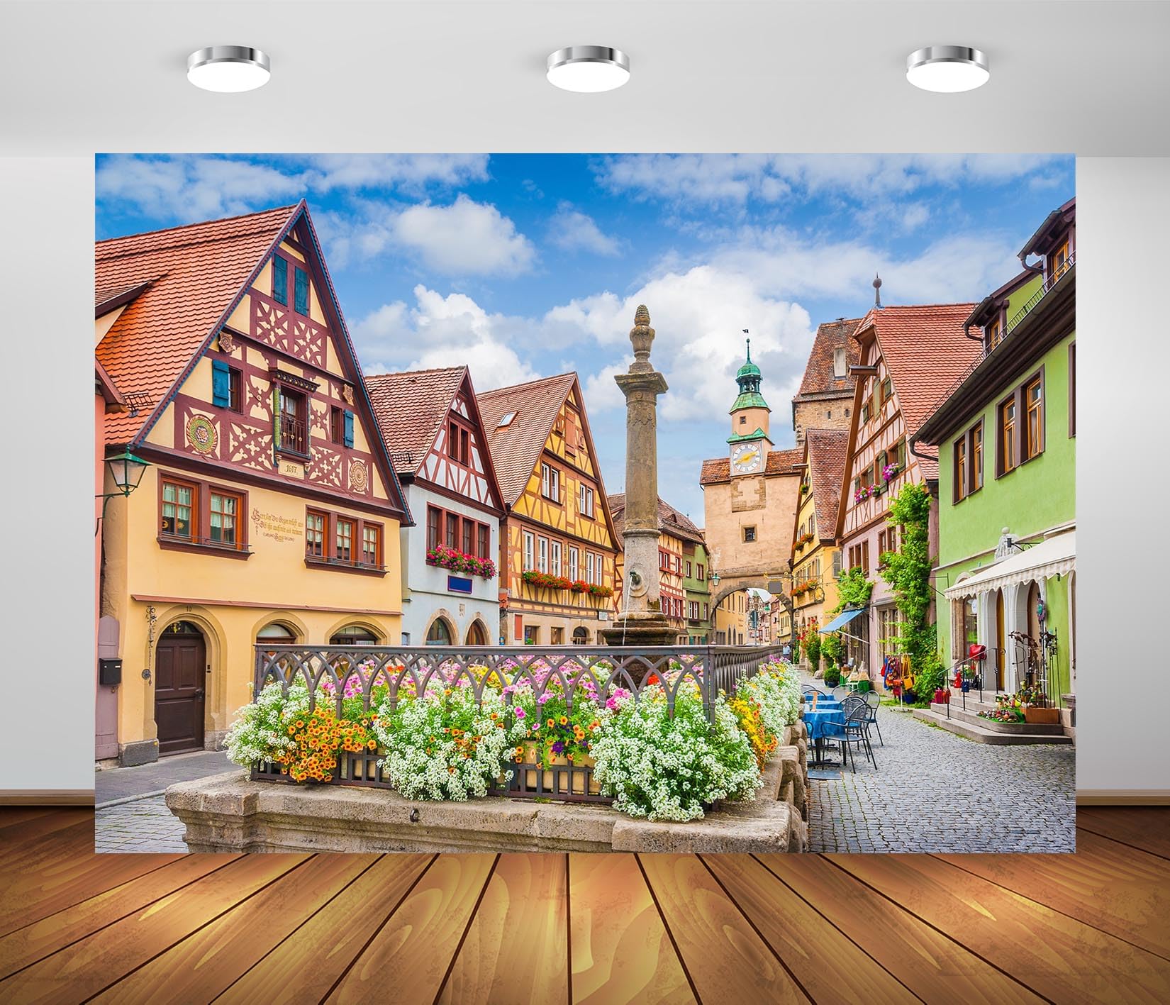 Amazon.com : BELECO 7x5ft Fabric Oktoberfest Backdrop Germany Bavarian ...