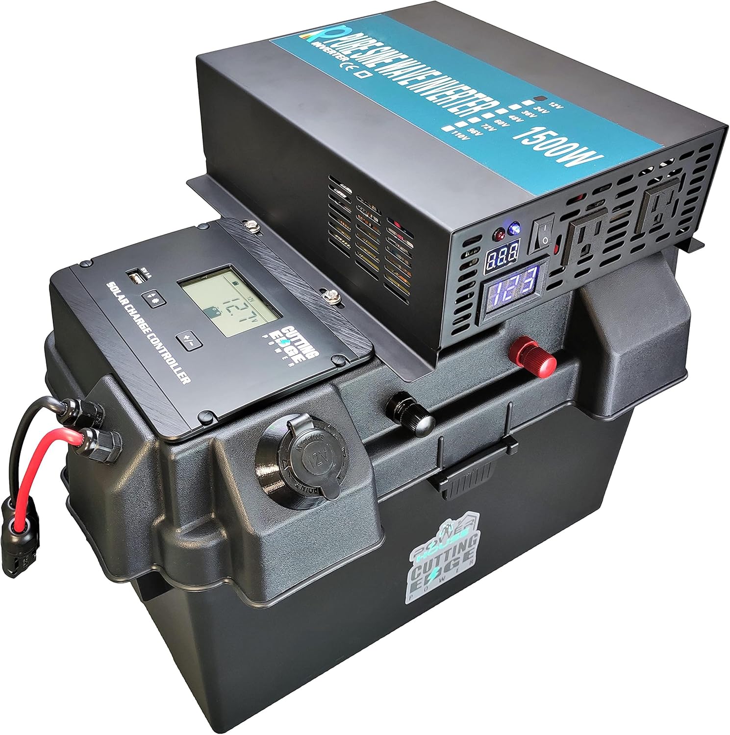 Amazon.com: Cutting Edge Power 1500W Pure Sine Solar Generator ...