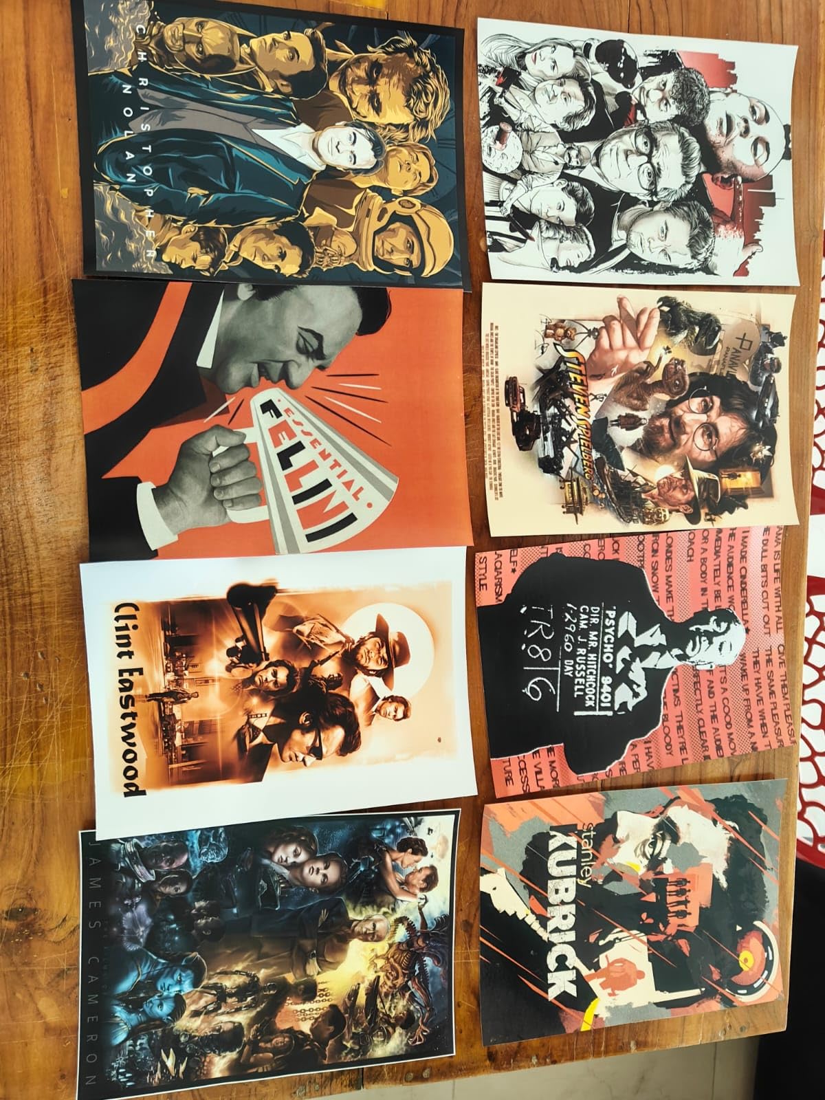 AROA Set of 8 Inspirational Cult Director Poster Model : 030 Wall ...