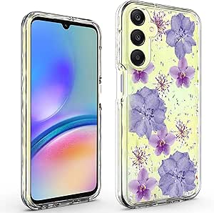 Amazon.com: for Samsung Galaxy A05S Case Women Girls Flower Unisex Shockproof Flexible TPU Slim ...