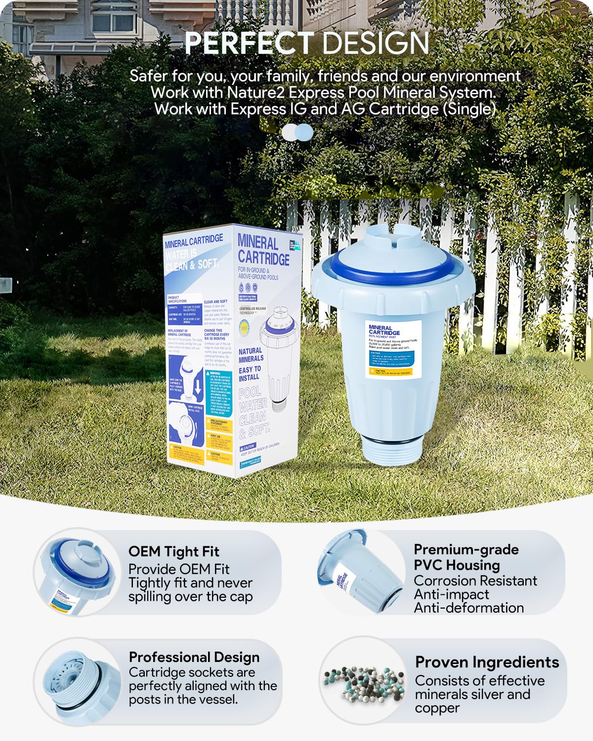 Pool Ph Down W28125 Replacement Mineral Cartridge For G25 Pool ...