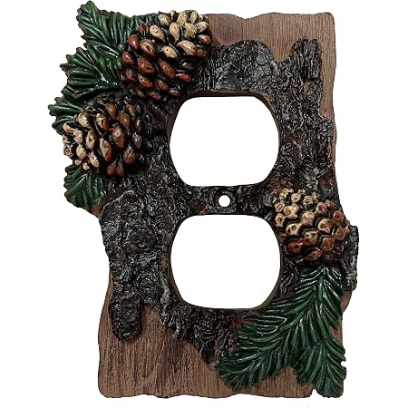 Whistling Pines Single Switch Cover Plate Cabin Lodge Style Home Décor ...