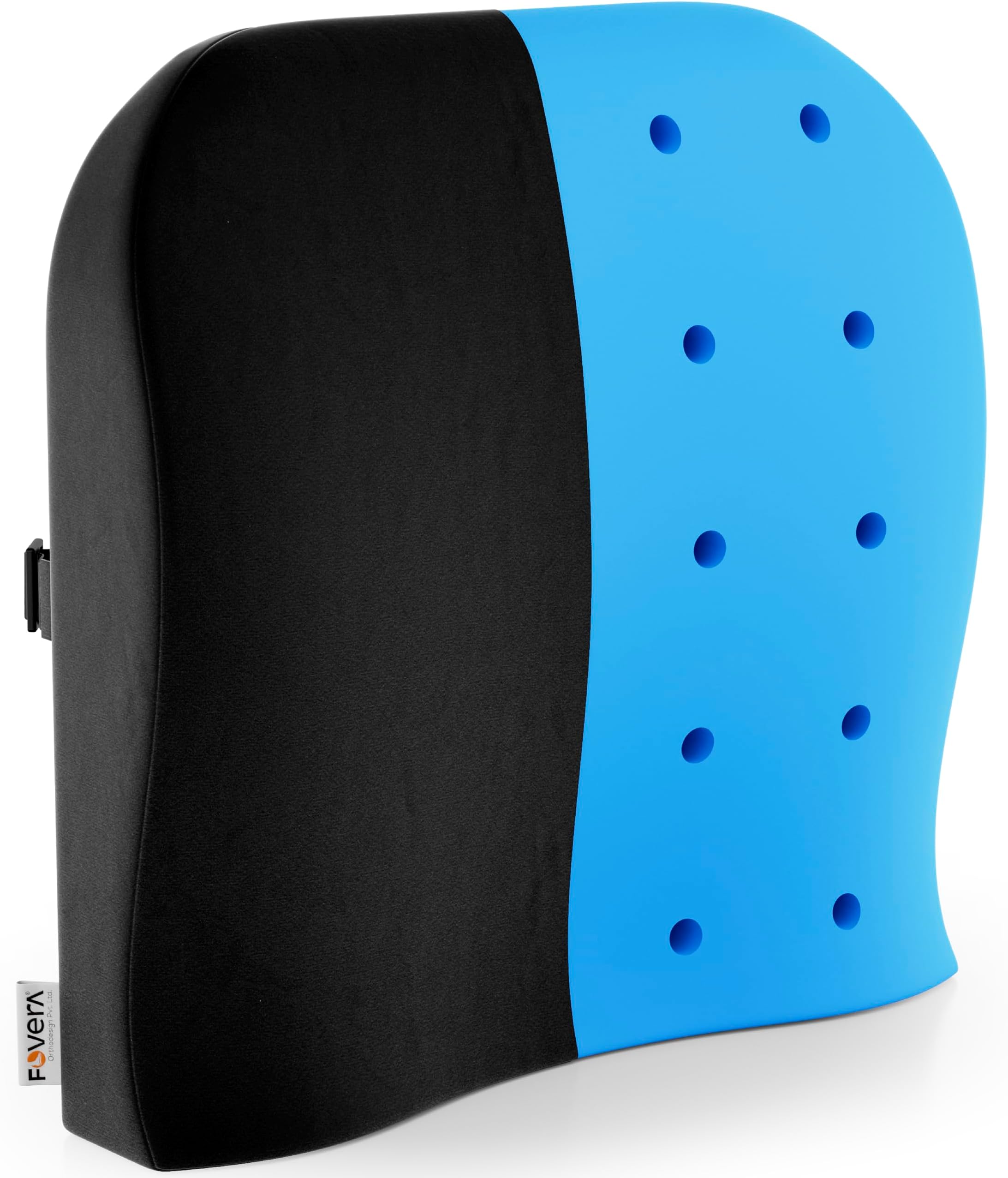 FOVERA Back Support for Chair | 2 Years Warranty | Memory Foam Car Seat ...