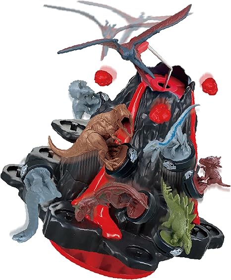 Amazon.com: EPOCH Games Jurassic World Shaky Volcano - Action-Packed ...