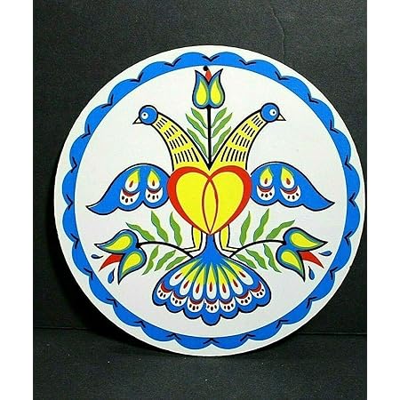 Amazon.com: Pennsylvania Dutch Double Distelfink Metal Sign 12 ...