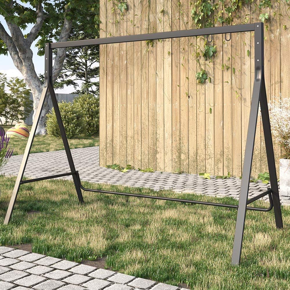 Amazon.com : Live Casual Metal Outdoor Porch Swing Stand - Outdoor ...