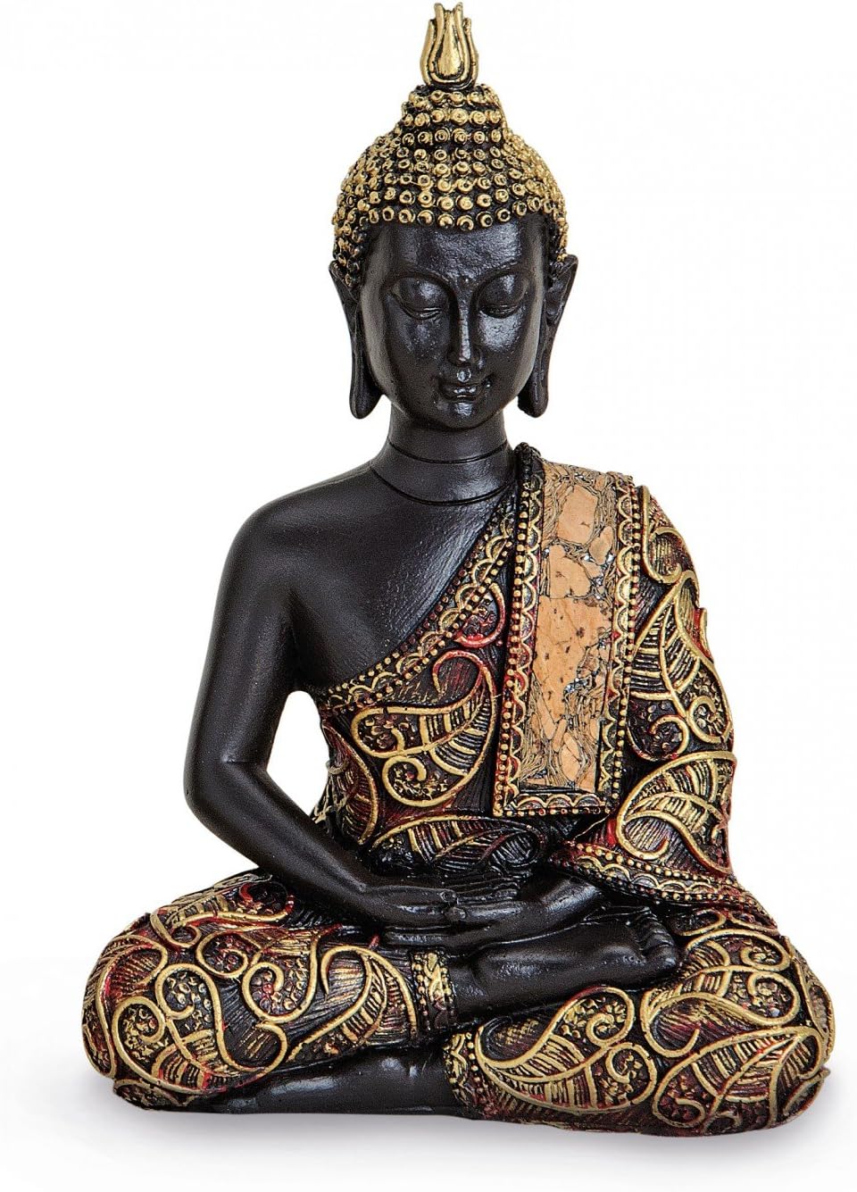 Amazon.de: TEMPELWELT® Deko Figur Buddha Statue Amithaba sitzend 15 cm ...