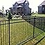 XCEL - Black Steel Anti-Rust Fence Gate - 4ft W x 5ft H - Easy ...