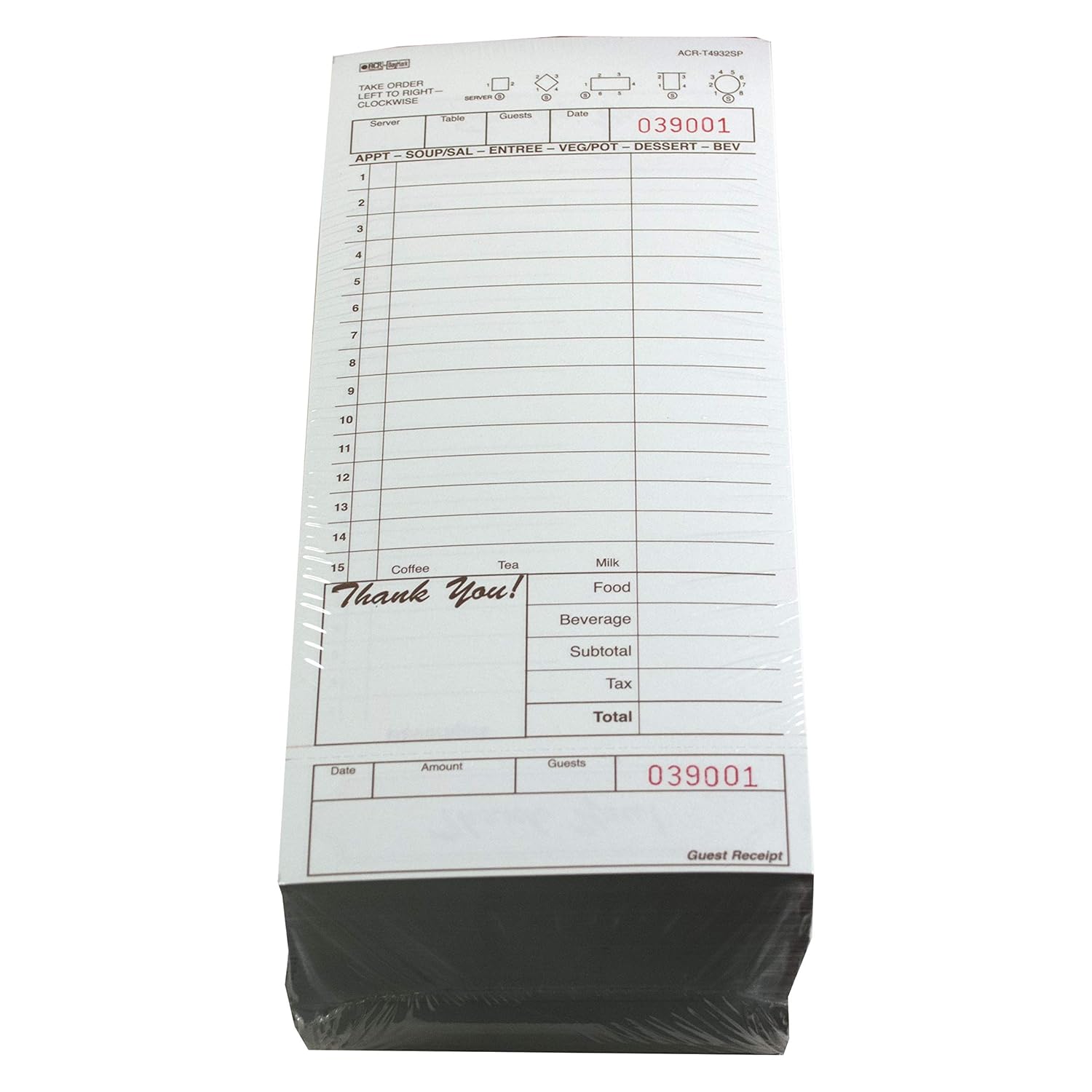 DayMark Safety Systems-IT112925 Guest Check Board, 1 Part, Tan (8 Packs ...