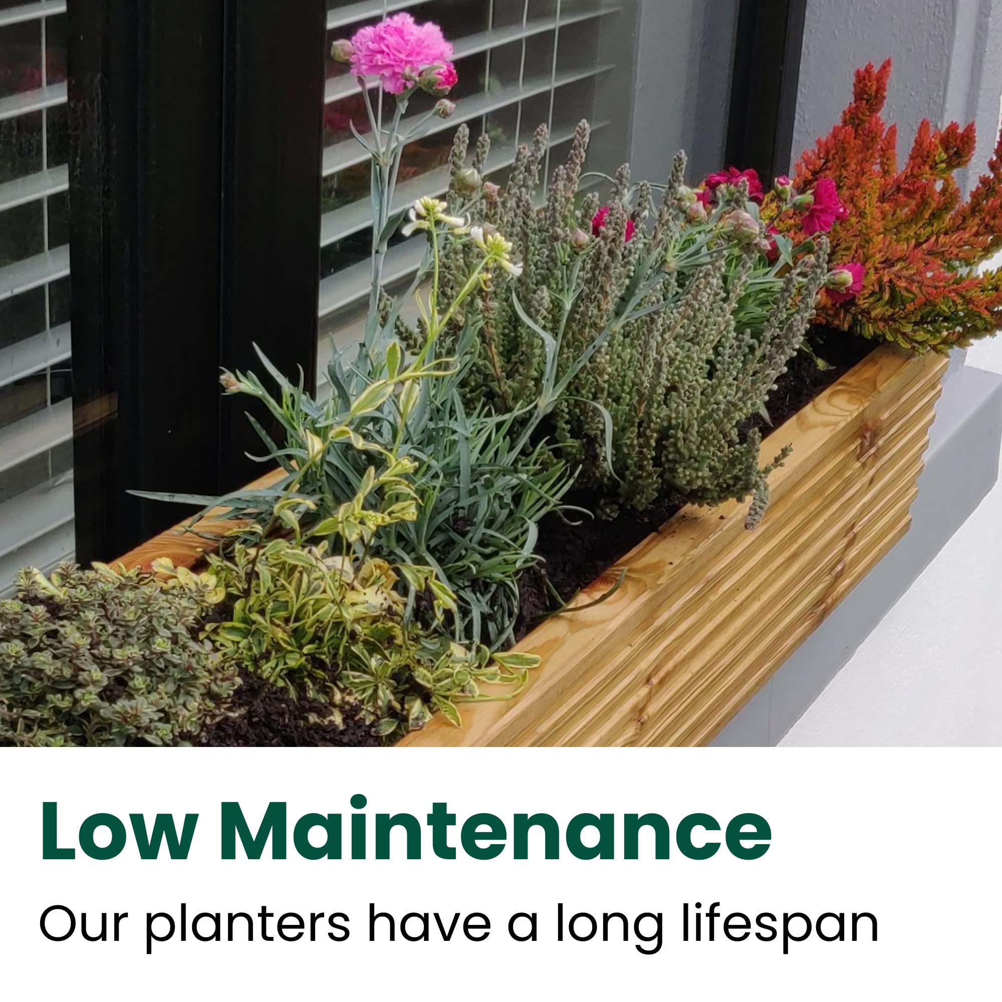 Unfinished Wooden Window Box Planter Flower Window Boxes, Inc. Is