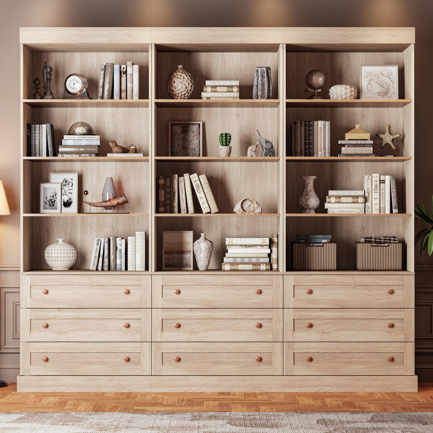 Amazon.com: 71" Tall Farmhouse Kitchen Pantry, Large Storage Cabinet ...