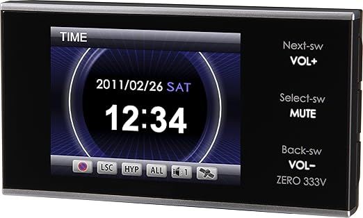 Amazon | コムテック 超高感度GPSアンテナ内蔵レーダー探知機 ZERO 333V | レーダー探知機本体 | 車＆バイク