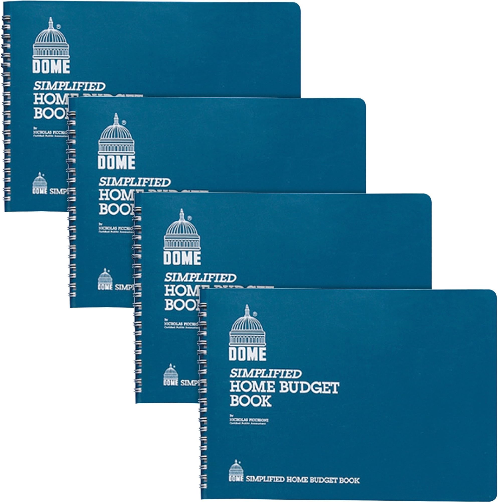 Amazon.com : Dome Publishing Home Budget Book - Wire Bound - White - 4 ...