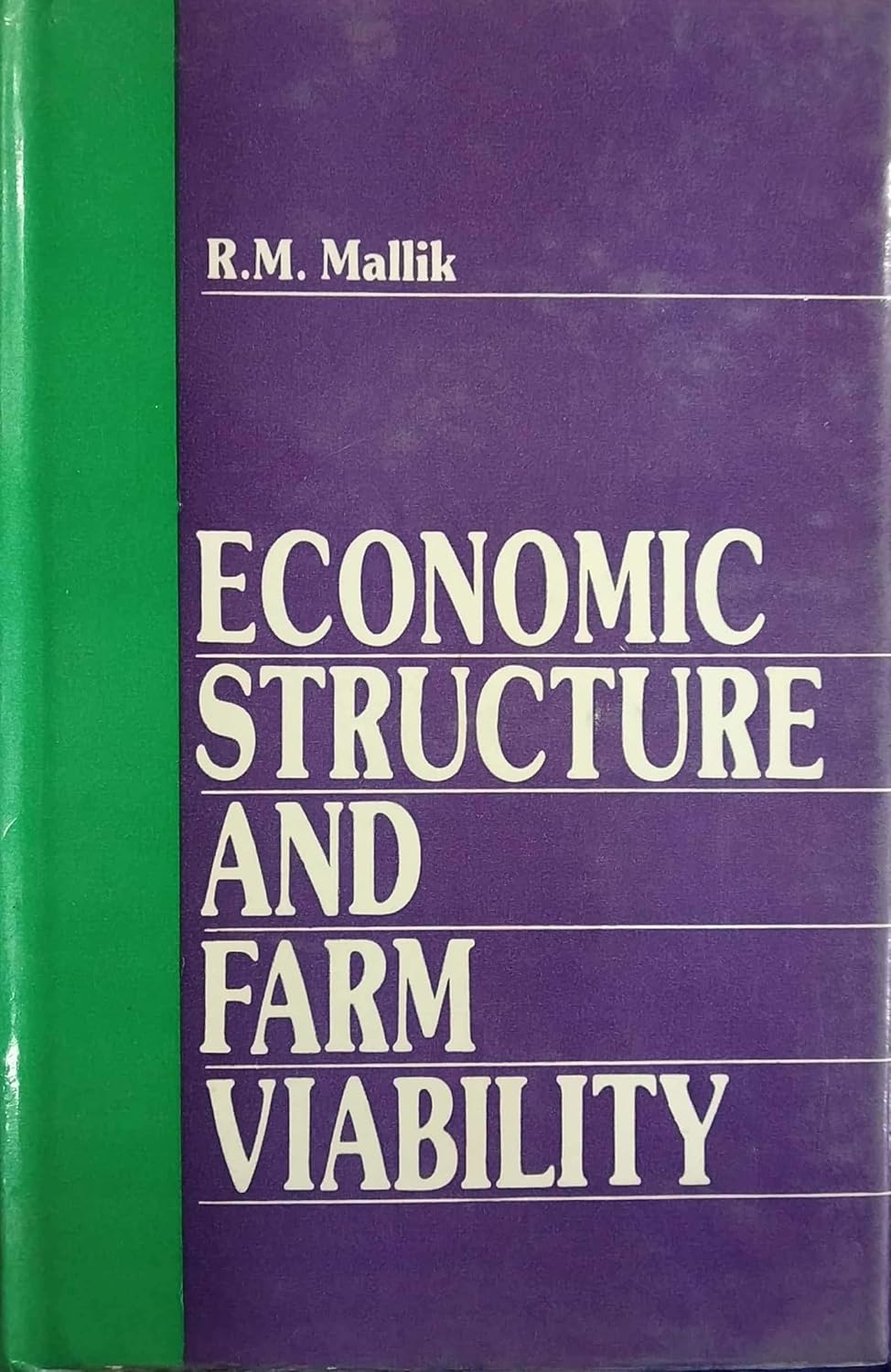 Economic structure and farm viability: A study with reference to 2 ...