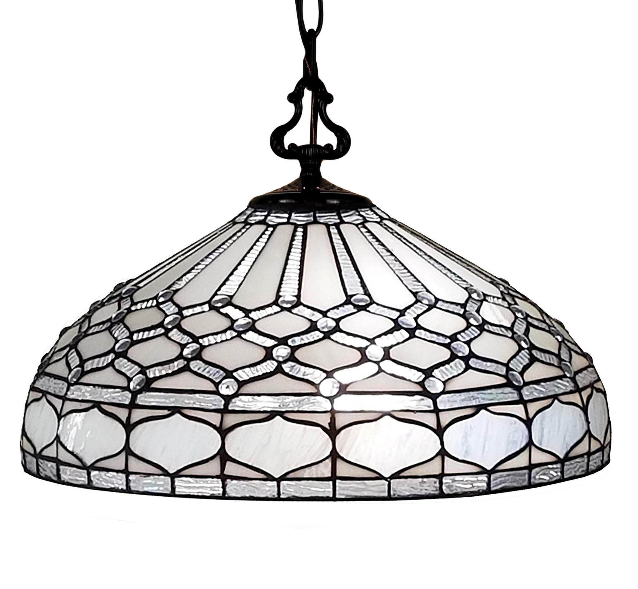 Amora Tiffany Pendant Light Tiffany Style Wall Lamp With Gems | Arte