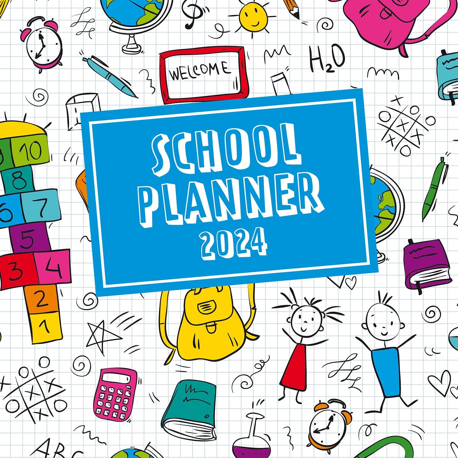 TGSC | School Planner Wall Calendar 2024 | 2023 Calendar & 2024, Family ...