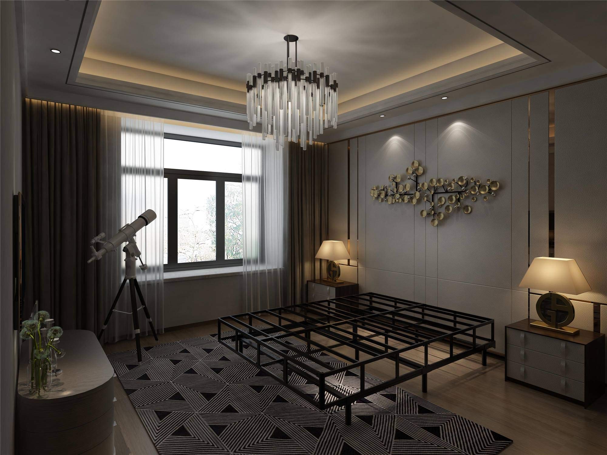 ZIYOO Box Spring Full, 7 Inch Metal Box Springs, Mattress Foundation ...