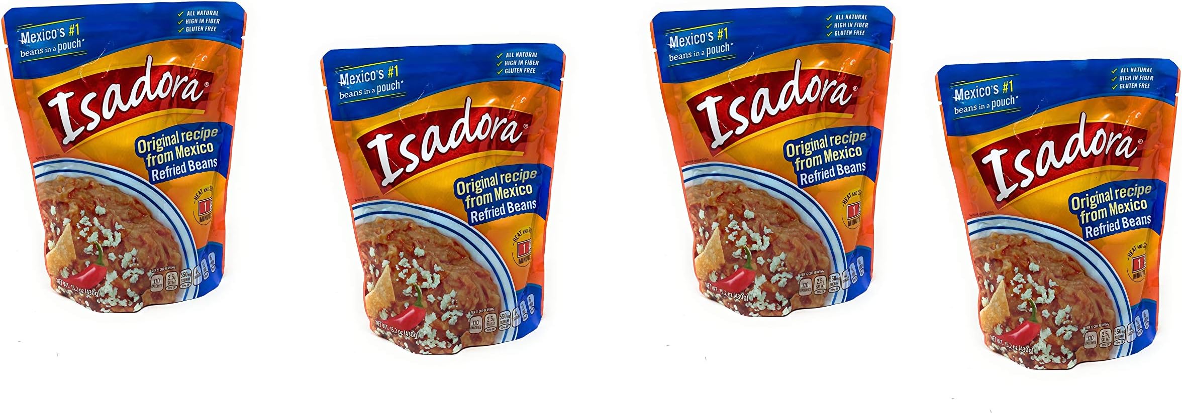 Amazon.com: Isadora Original Refried Beans, 15.2-Ounce (Pack of 8 ...