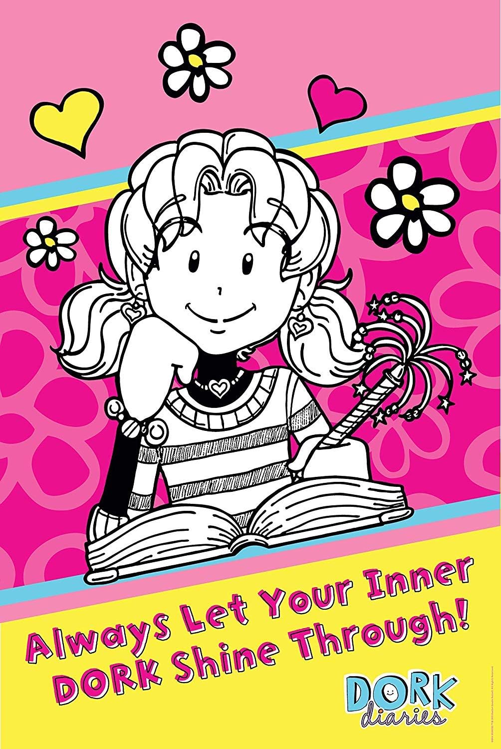 Amazon.com: Dork Diaries Official Poster - Nikki with Hearts and ...