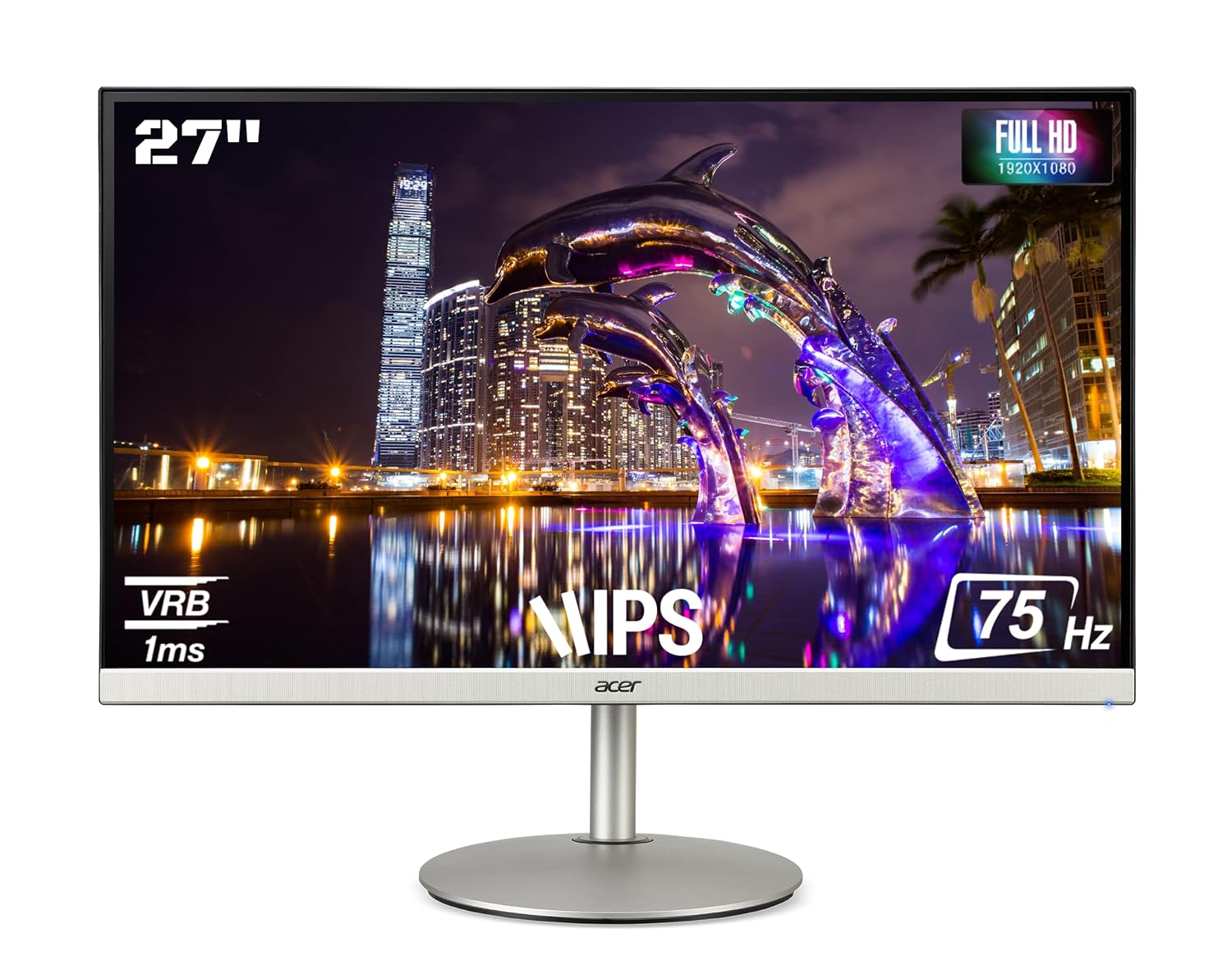 Acer Cb272 27 in Full Hd IPS Zero Frame Professional LCD Monitor with ...