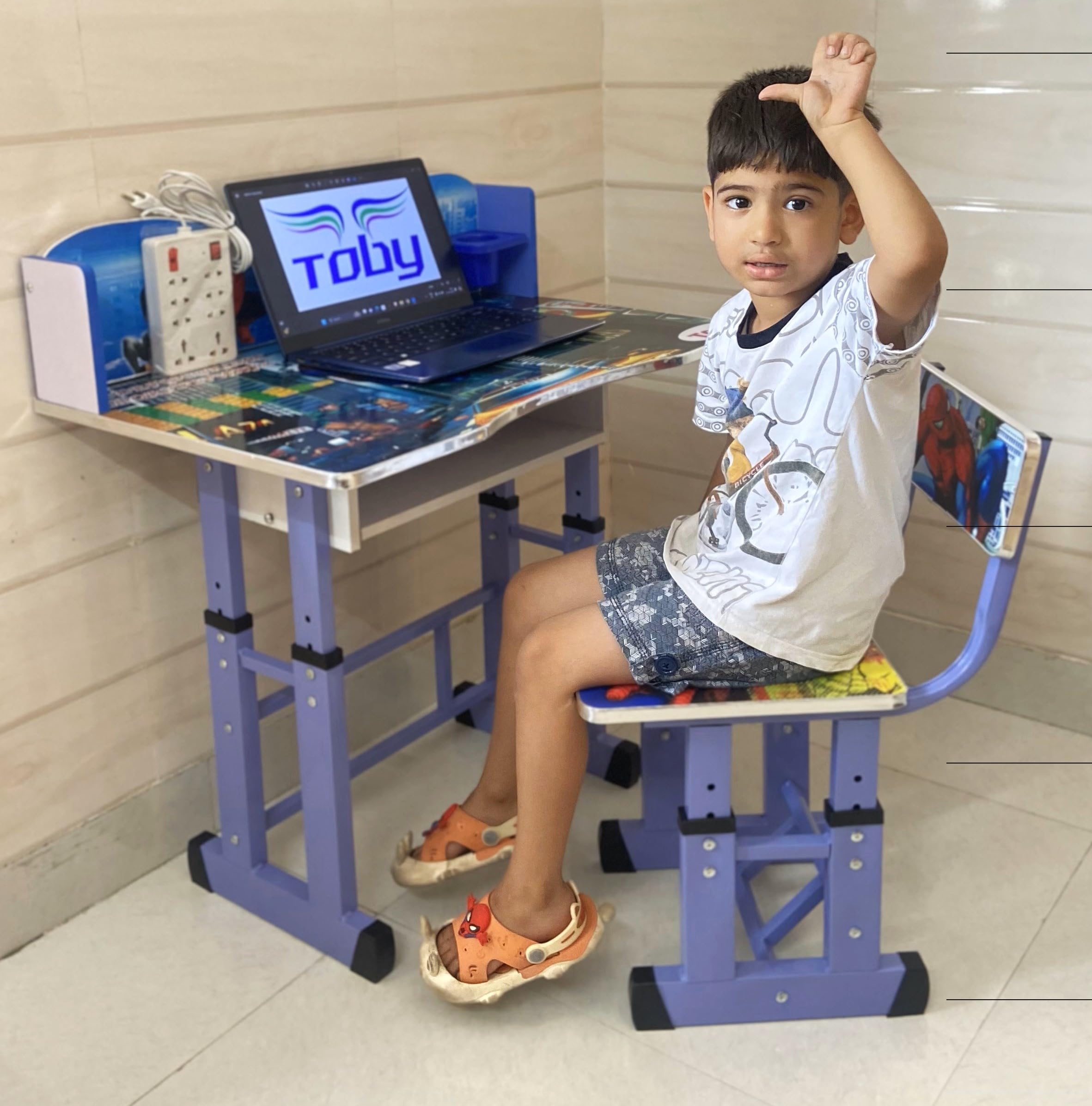 Study Table And Chair For Kids Premium Extra Large Adjustable Kids