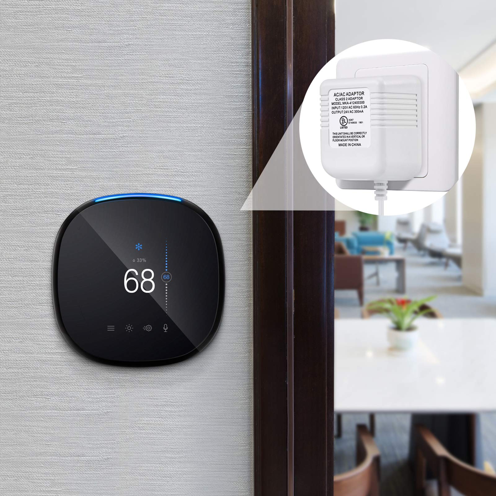 Snapklik.com : Hotop 24 Volt C Wire Adapter For Smart Thermostat, UL ...