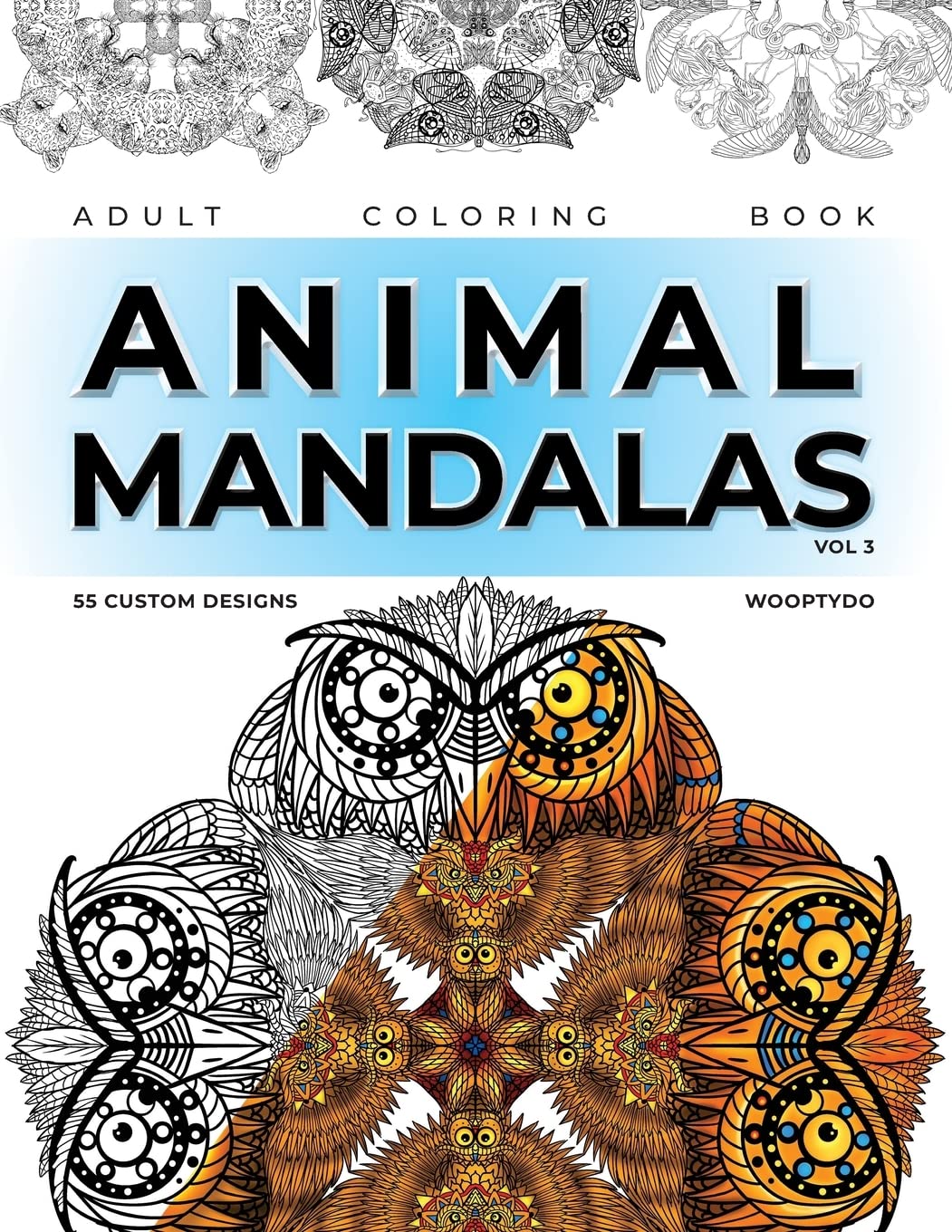 Amazon.com: Animal Mandala Coloring Book: 55 Custom Designs (Animal ...