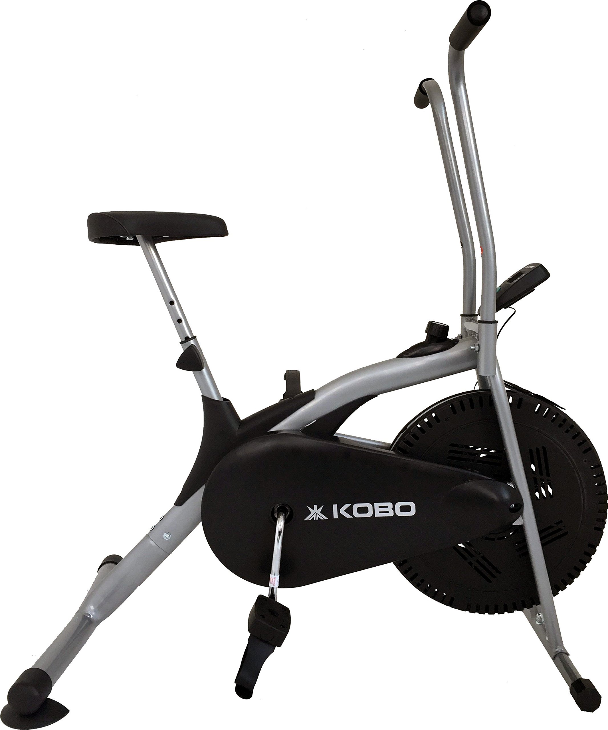 Kobo EXERCISE DUAL ACTION BIKE WITH BACK REST/ELECTRONIC METER : Amazon ...