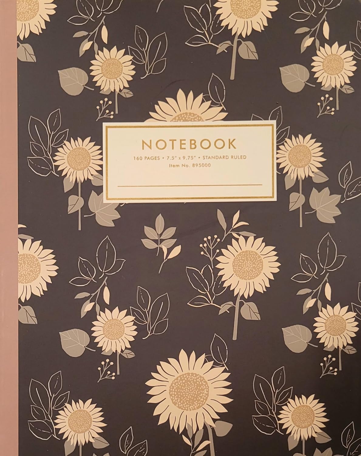 Amazon.com: Fringe Journal Notebook Sunflowers Design | 7.5" x 9.75 ...