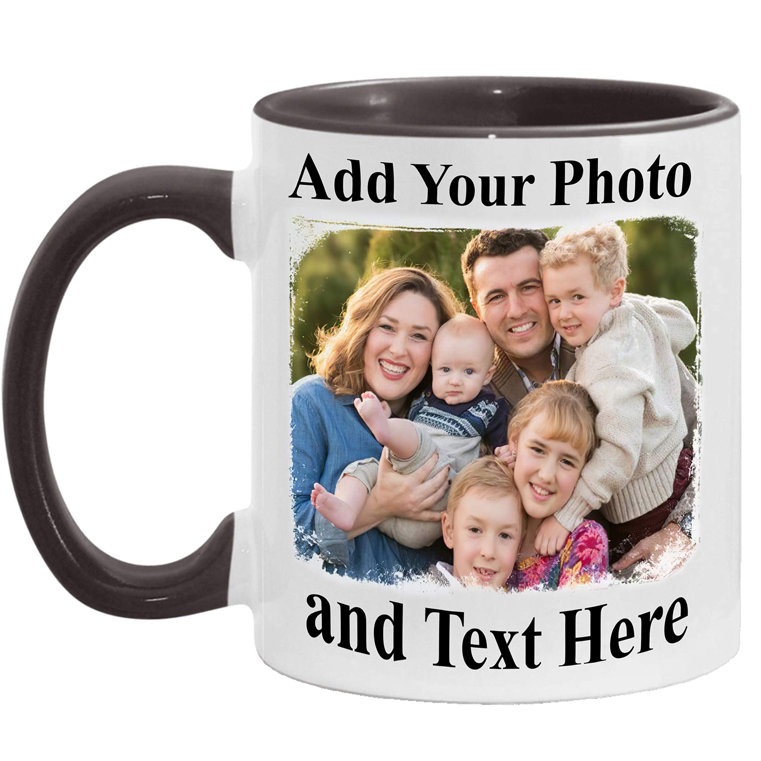 Amazon.com: Custom coffee mugs with text, Customized Photo Mug with ...