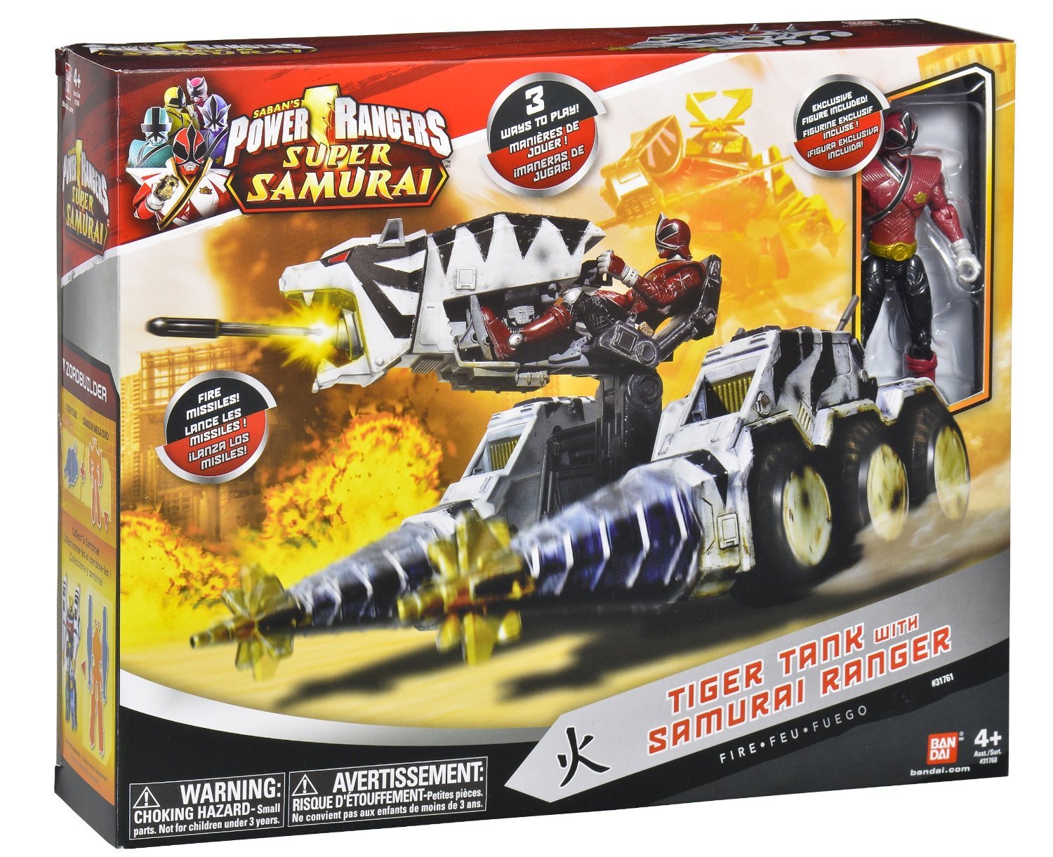 Buy Power Ranger Tiger Tank with Samurai Ranger Fire Online at Lowest ...