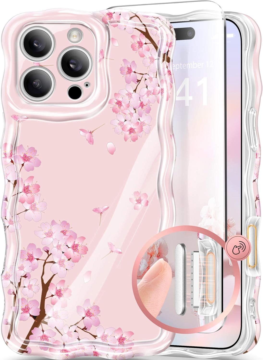 Amazon.com: GVIEWIN Magnetic for iPhone 16 Pro Case with Camera Control, Compatible with Magsafe ...