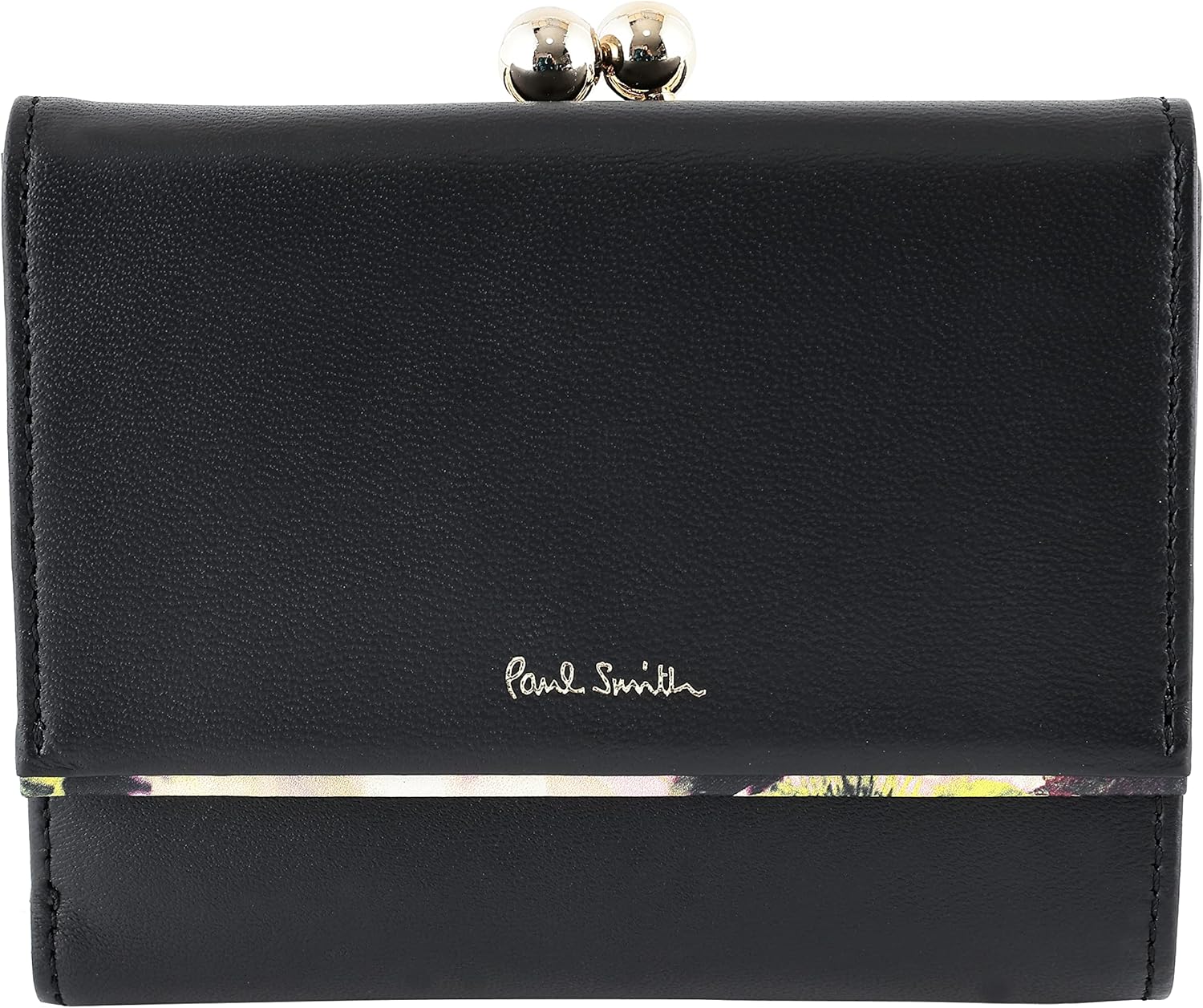 Amazon | [Paul Smith(ポールスミス)] 名入れ可 ヘイジー パンジー トリム がま口 2つ折り財布 小銭入れ 付き レディース 純正 化粧箱 ショップ バッグ 付き ...