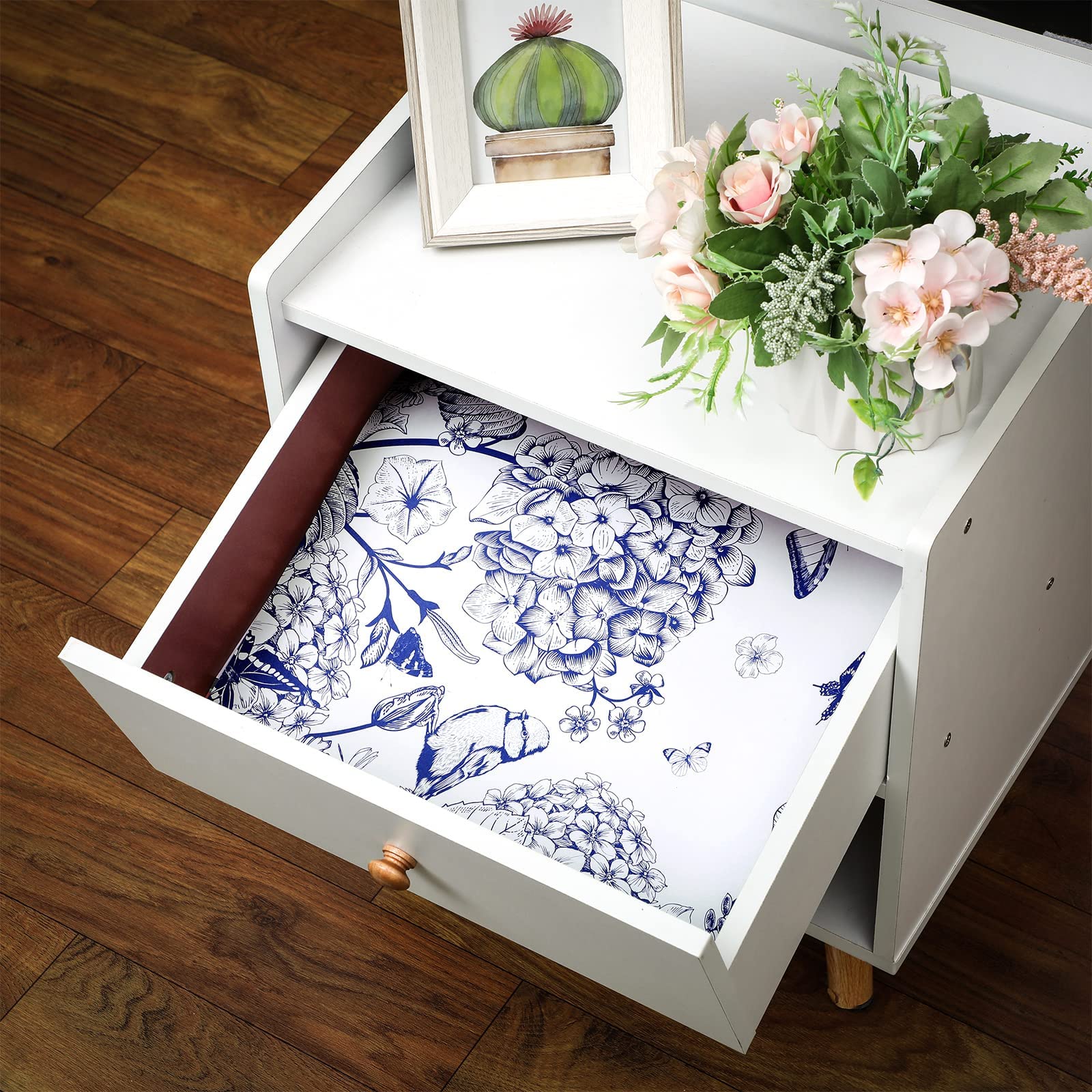 Gersoniel 10 Sheets Drawer Liners for Dresser Scented Drawer Liners ...