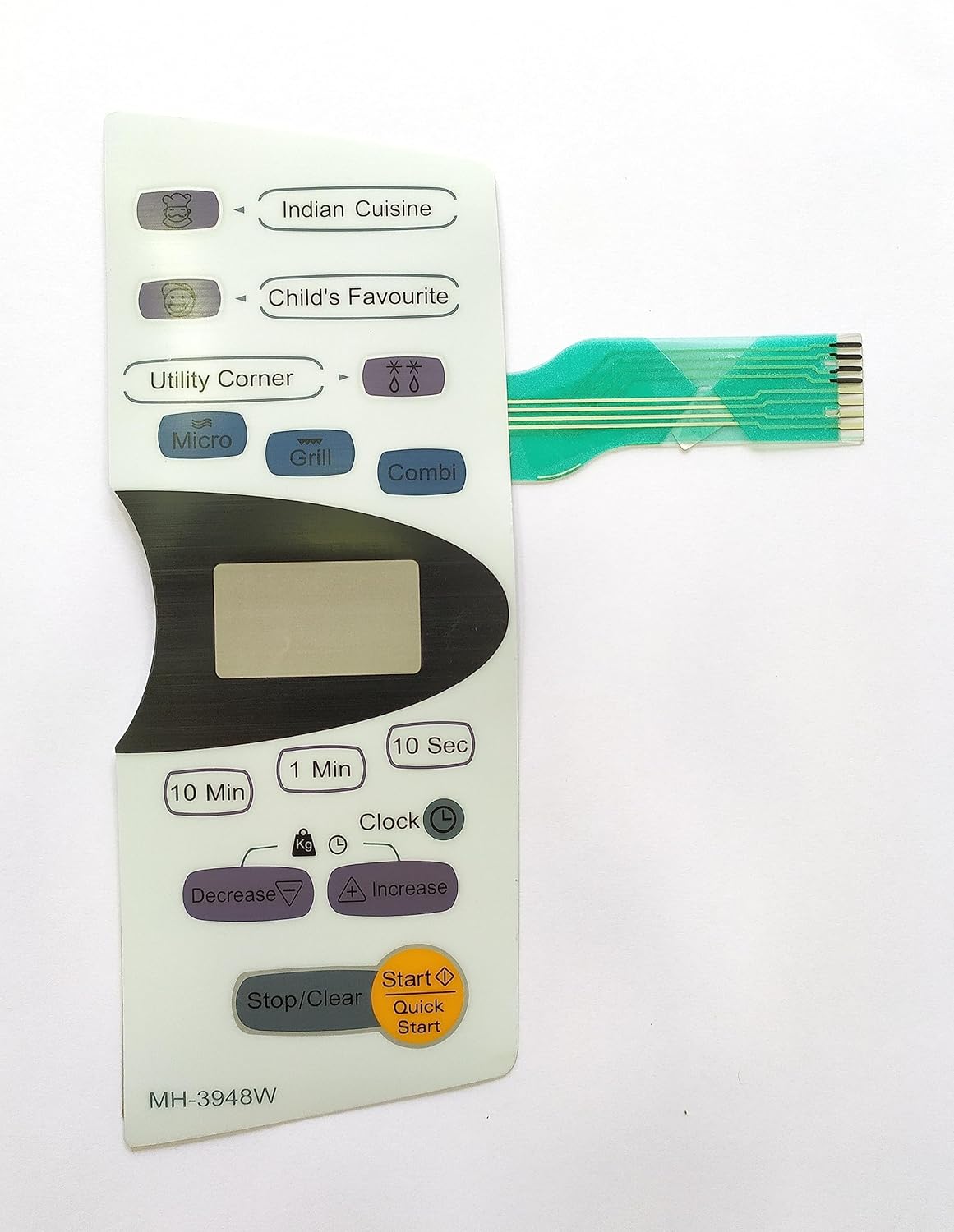 Able MH3948W Microwave Oven Membrane Keypad (White) : Amazon.in: Home ...