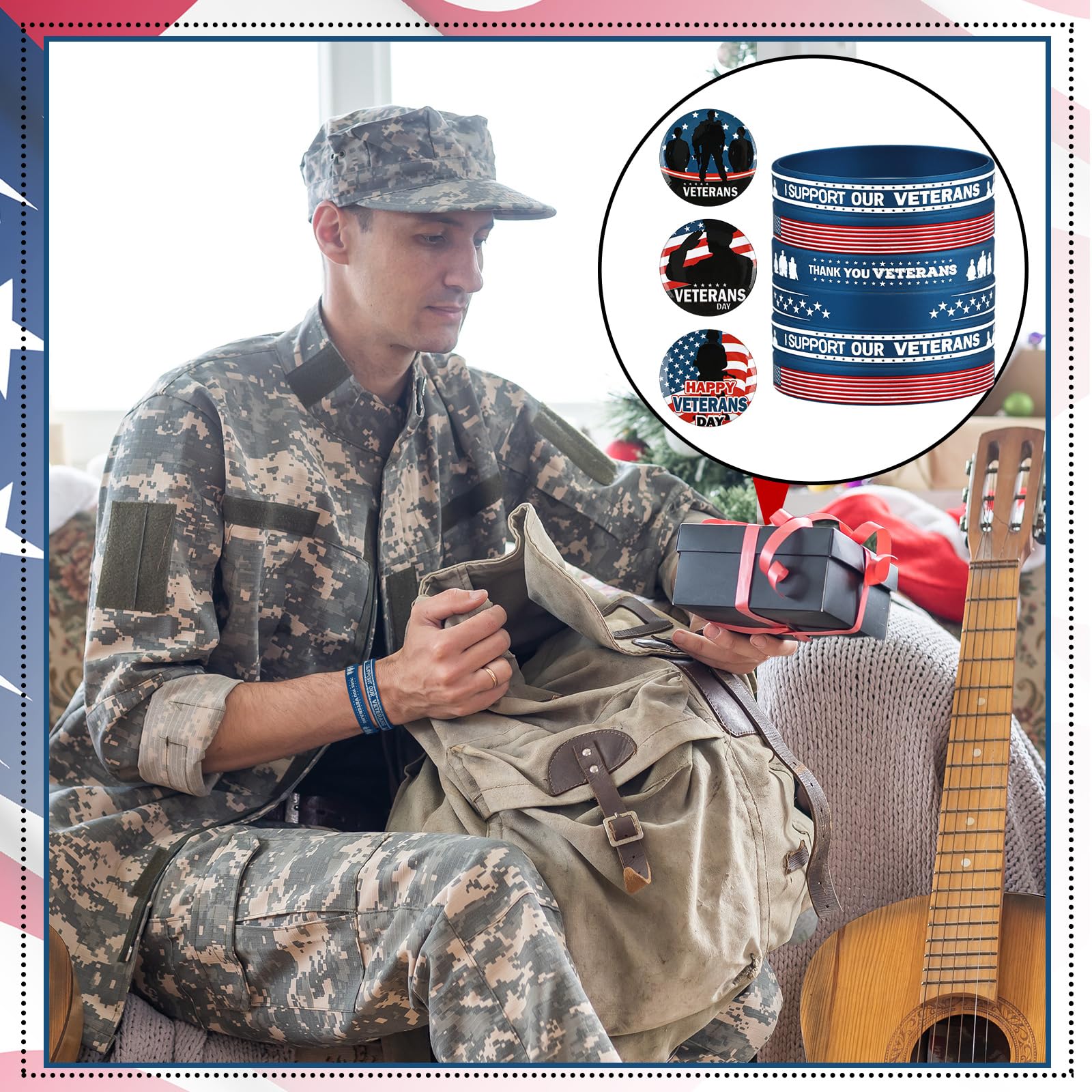 Snapklik.com : 144 Pcs Veterans Day Gifts Bulk Includes Veterans ...