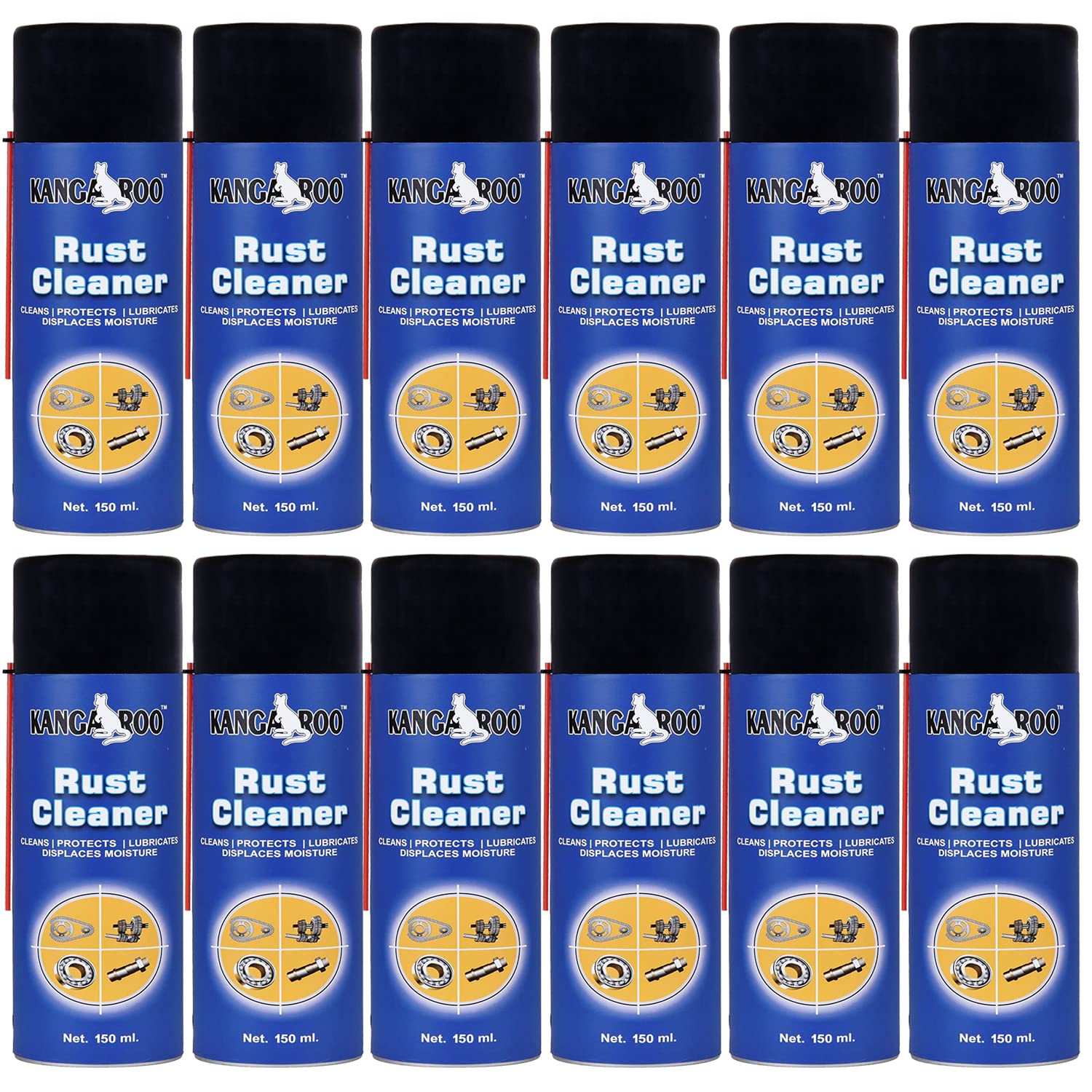 Kangaroo® Rust Remover and Cleaner Spray - Multipurpose Uses Spray- 150 ...
