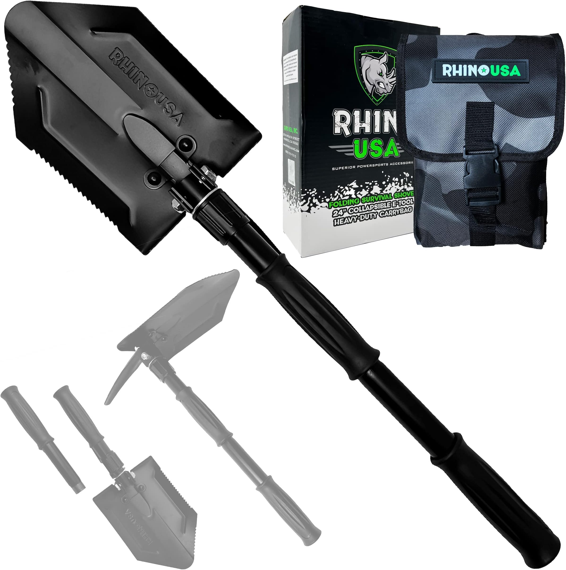 Amazon.com : Genuine Military Issue Entrenching Tool, Folding Shovel w ...