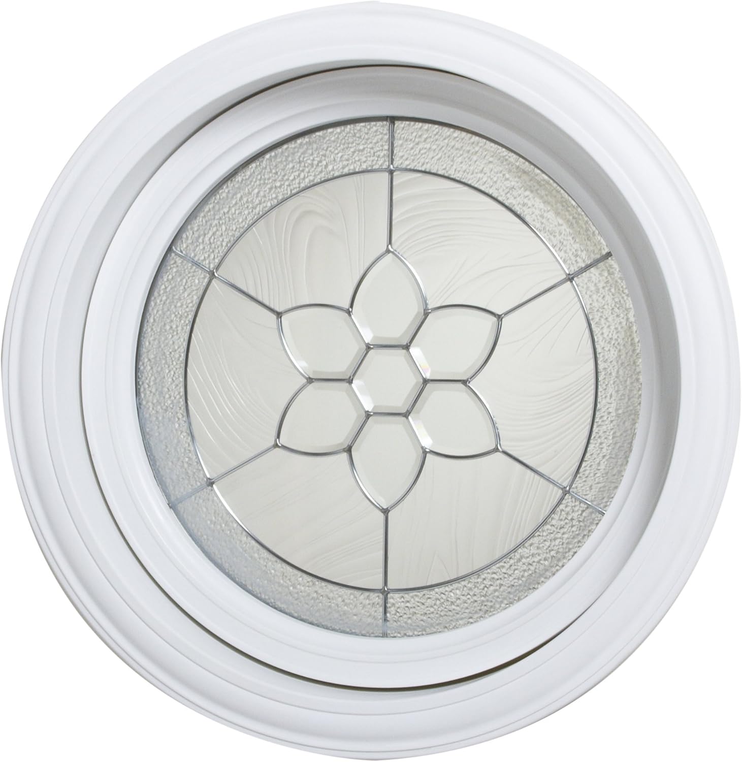 Park Ridge Products VRNIKKI-P Vinyl Round Fixed Window with Platinum ...