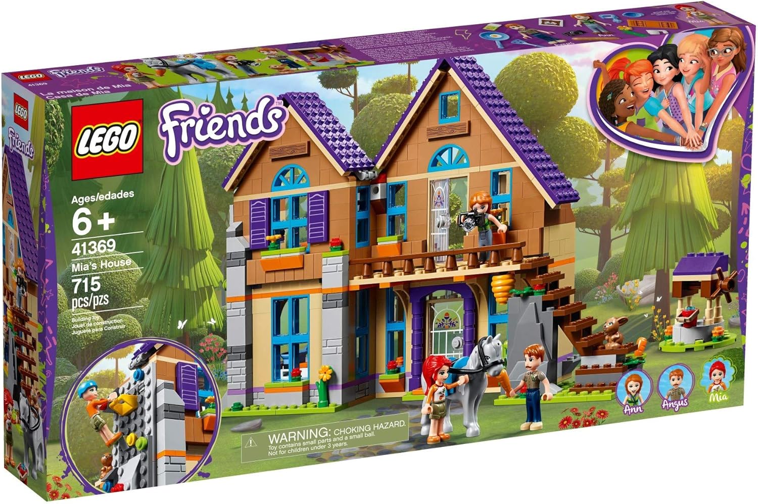 LEGO Friends - La Maison de Mia - 41369 - Jeu de Construction : LEGO ...