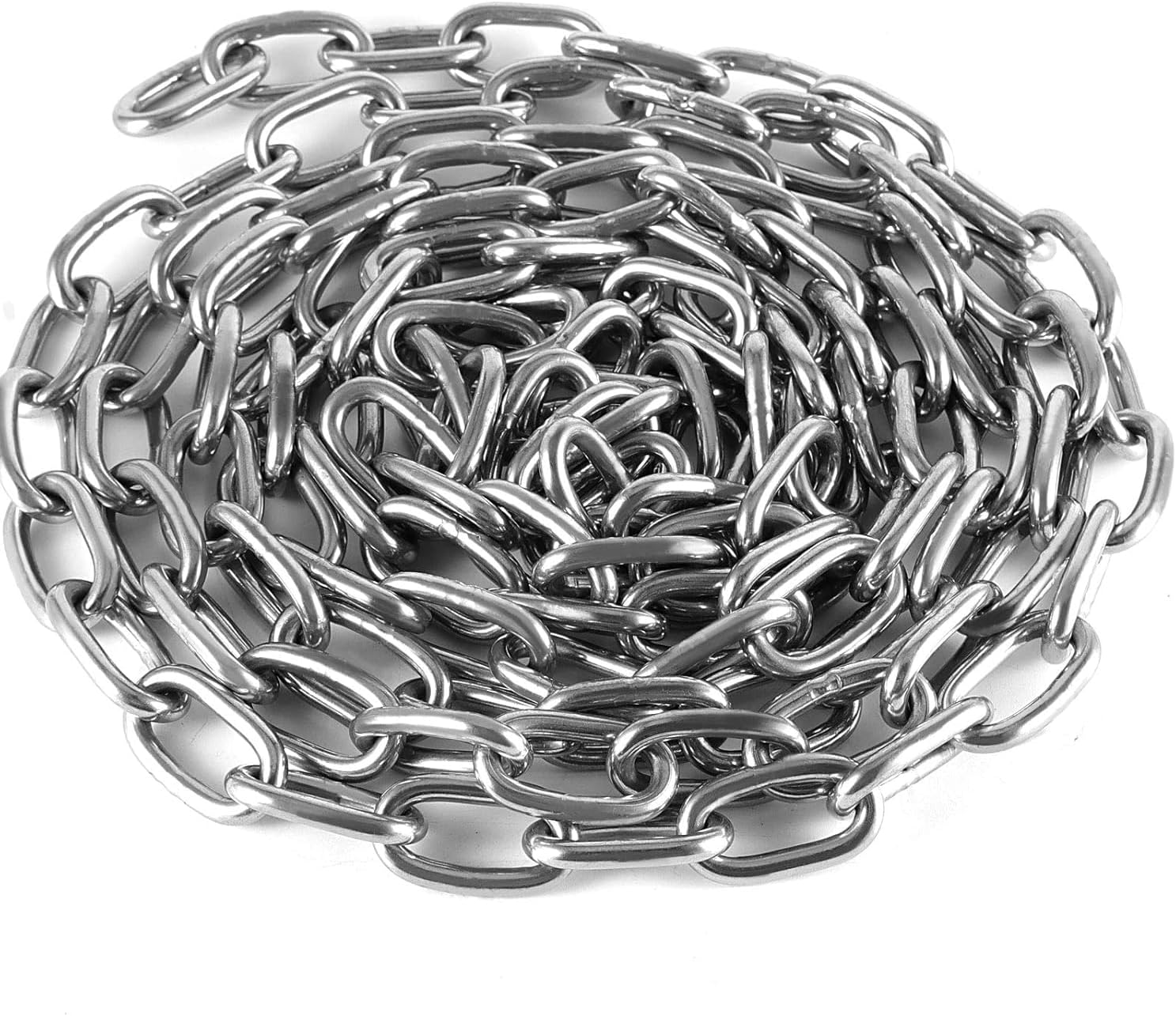 Faithfull FAICHCUT60Z Zinc Plated Steel Chain 6 mm Link Dia x 2.5 m ...