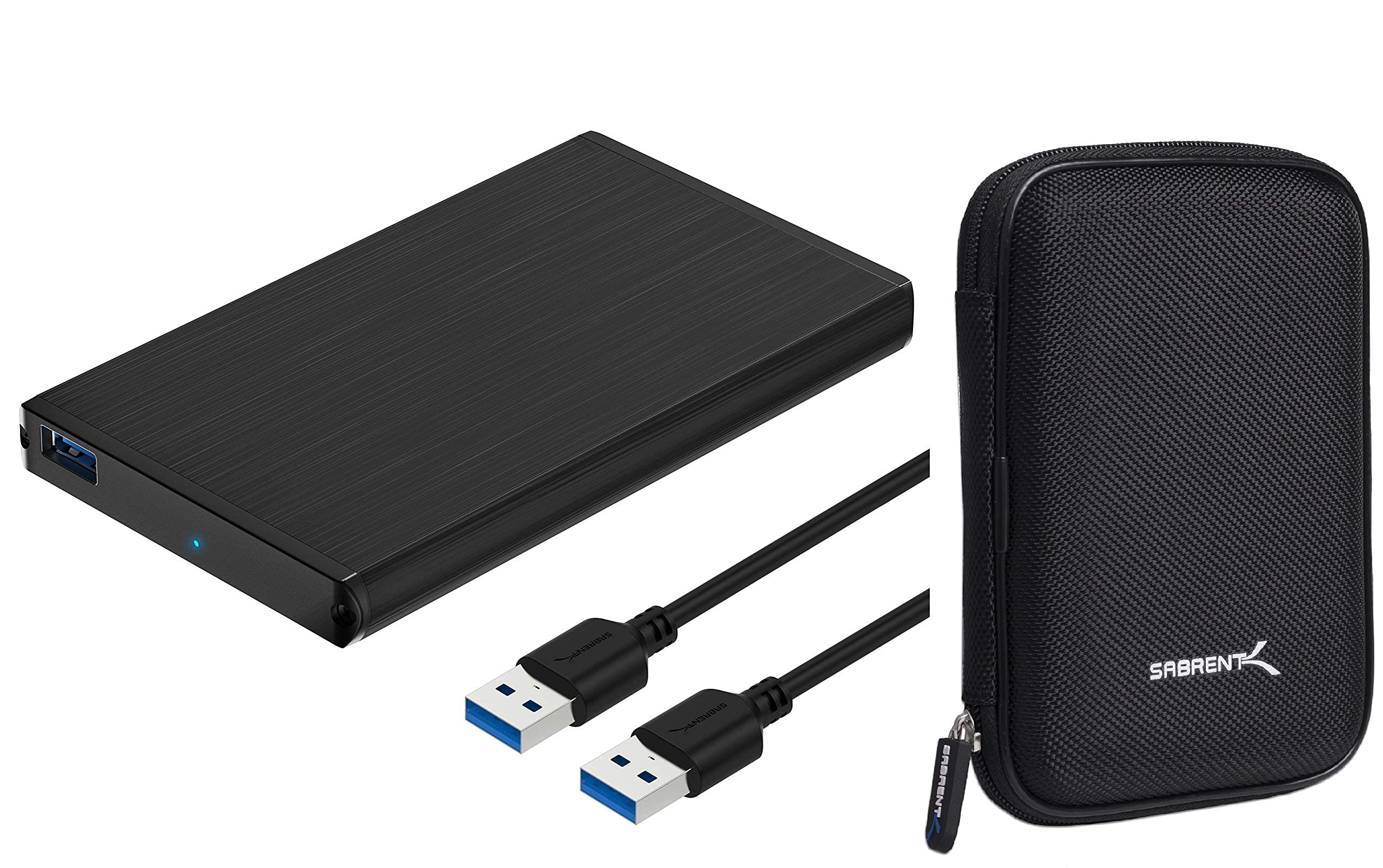 Amazon.com: Ultra Slim USB 3.0 to 2.5 Inch SATA External Aluminum Hard ...