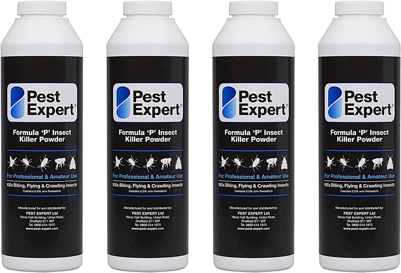 Cluster Fly Killer Powder 4 x 300g - Formula 'P' Fly Powder XL pack ...