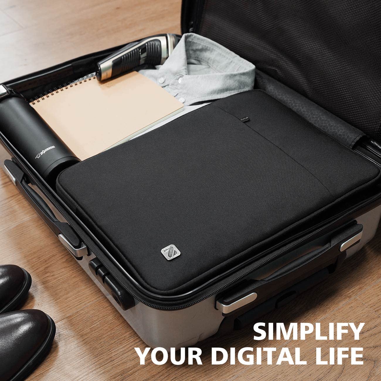 NIDOO Laptop Sleeve 17 inch Computer Protective Carrying Case Portable ...