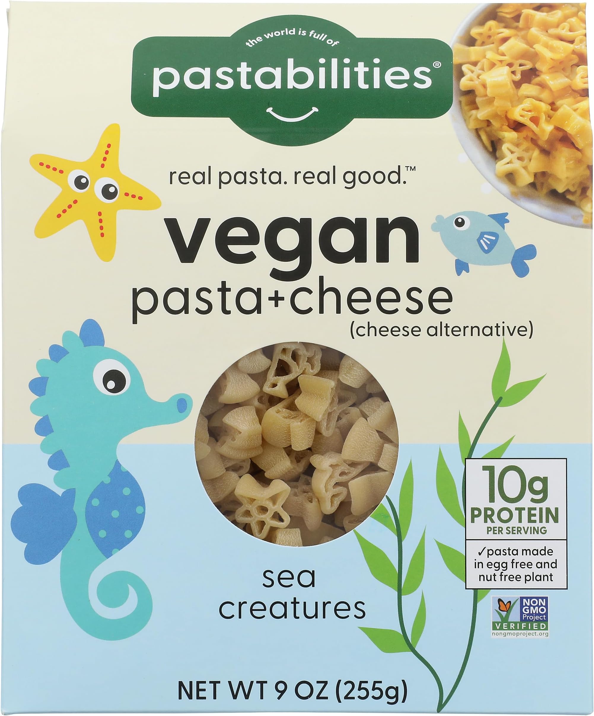 Amazon.com : PASTABILITIES Vegan Under the Sea Pasta ‘N Cheese, 9 OZ ...