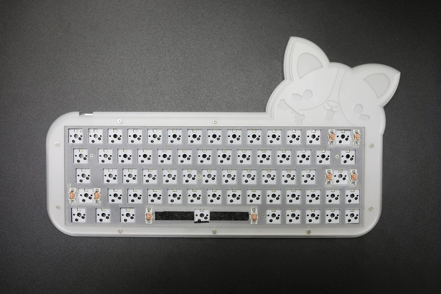 Amazon.com: Cmokifuly Puppy Cute Keyboard 60% Mini 64 Keys Mechanical ...